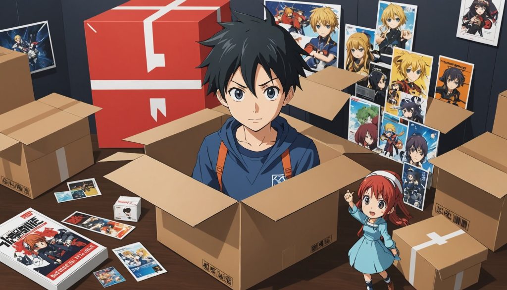 Explore the thrills of unboxing an anime mystery box - co-star